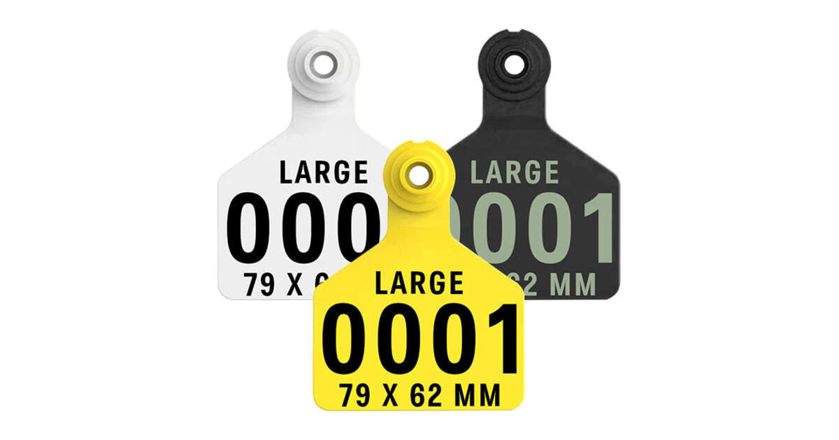 Cattle Ear Tags | Animal Ear Tags & Identification | Z Tags Large ...