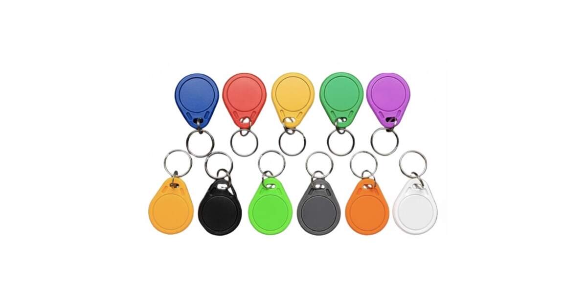 RFID Key Fobs | RFID, NFC & Access Control | NTAG215 NFC Thin Key Tag ...